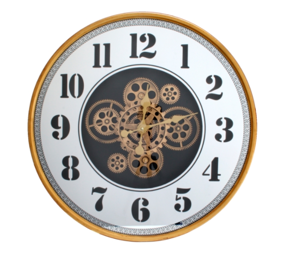 Unique Moving Gear Clocks - Stylish Home Decor for Modern Interiors