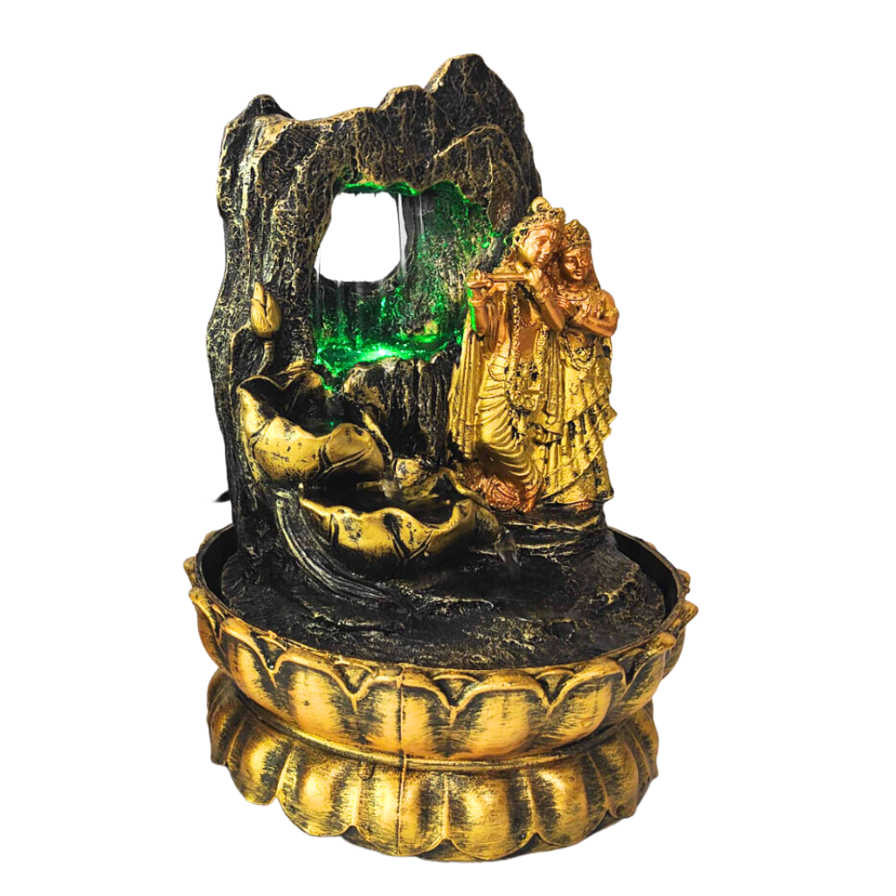 krishna Ji Water Fountain with LED 28cm