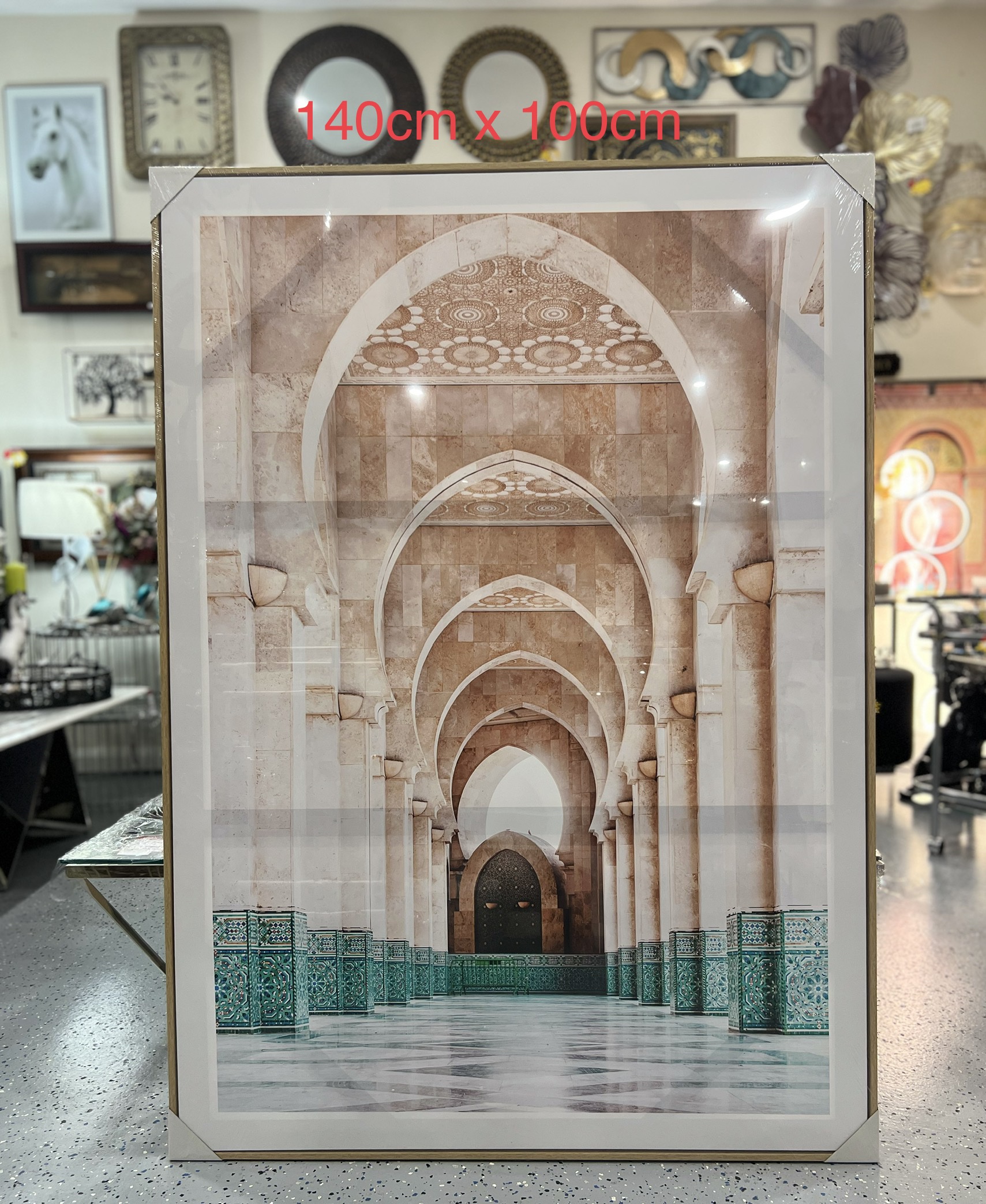 Arched Doorway Canvas 140cm - Decor Guru